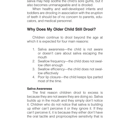 How to Stop Drooling (Book) - Marshalla Speech & Language