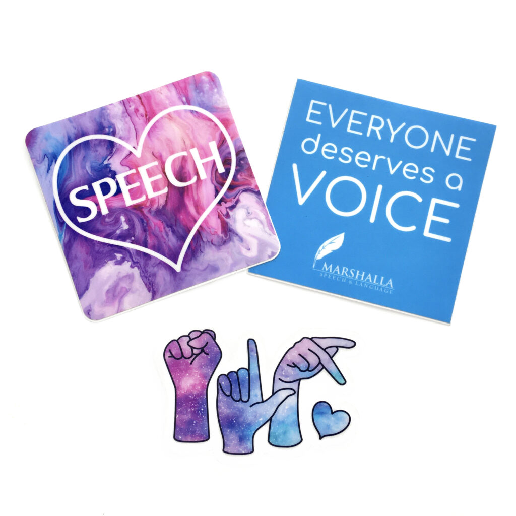 Speech Stickers for SLPs - Marshalla Speech & Language